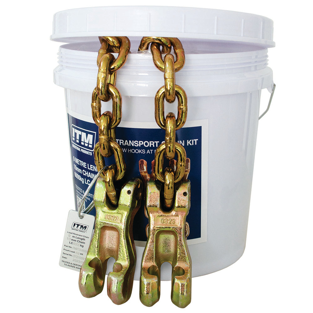 ITM G70 Transport Chain - 6 Ton Lashing Cap. - 9M Length – Engineers Collective