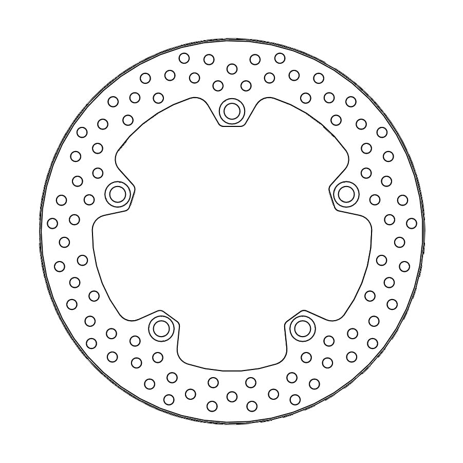 Rear Brake Rotor Moto Master Halo Honda Crf1100l Africa Twin Adventure ...