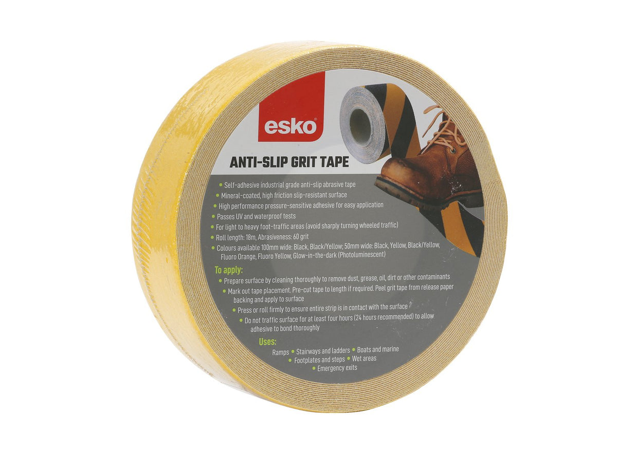 Esko Grit Tape, Fluoro Yellow, 50mm X 18M – Engineers Collective