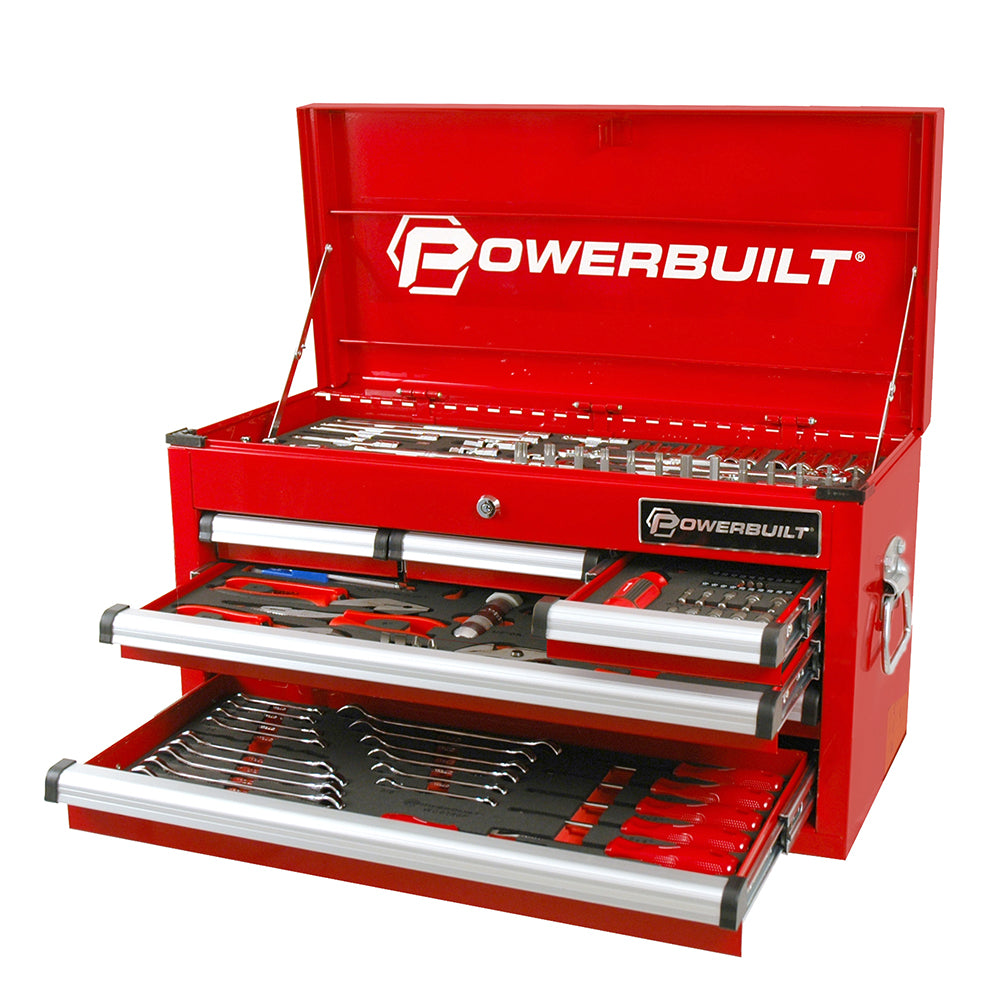 Powerbuilt 189pc 6Dr Tool Chest & Tools - Red Series – Engineers Collective