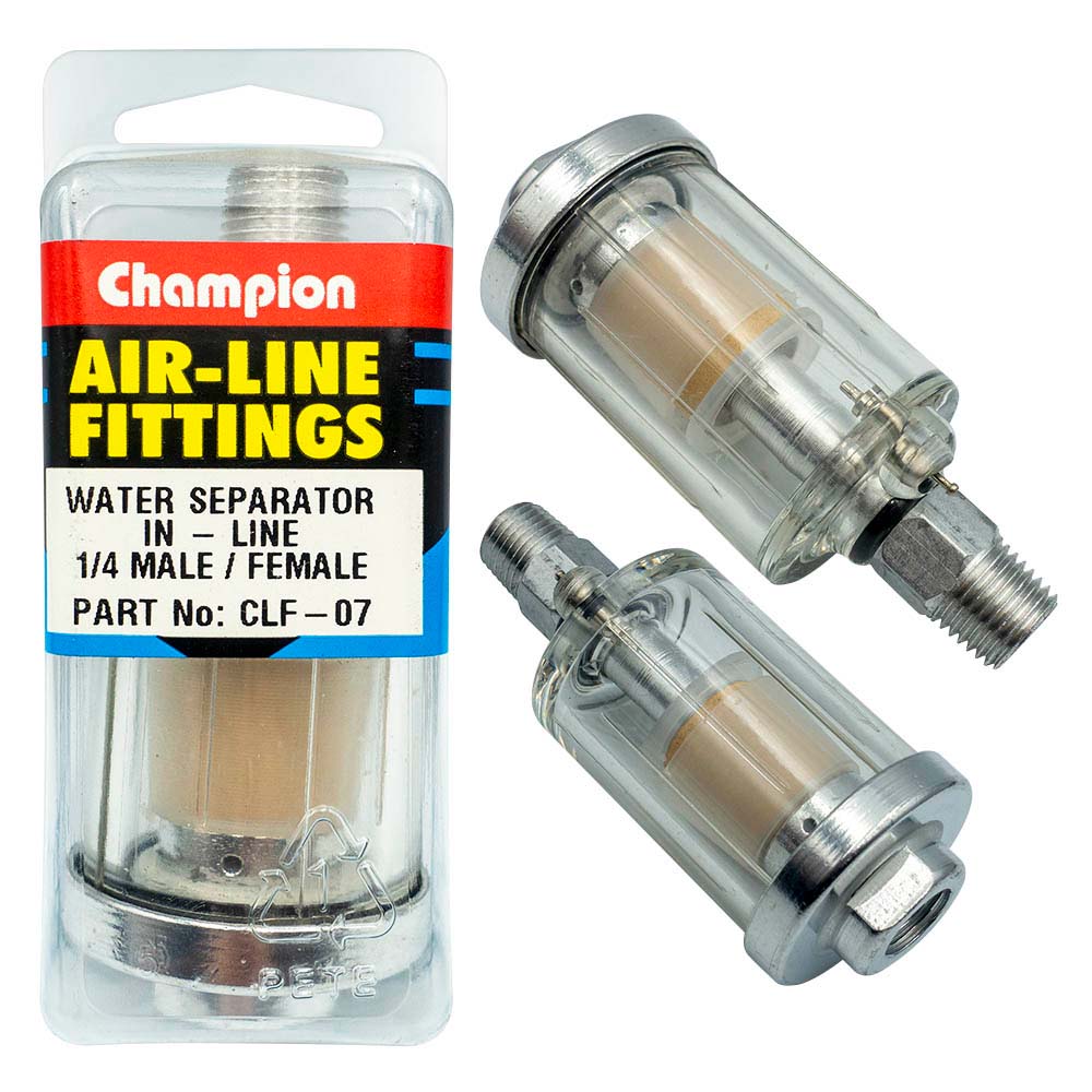 Champion In -line Water Separator 1/4in M/F – Engineers Collective