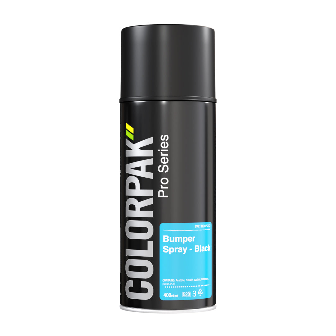 Colorpak Pro Series Aerosol Bumper Spray Black 400ml – Engineers Collective