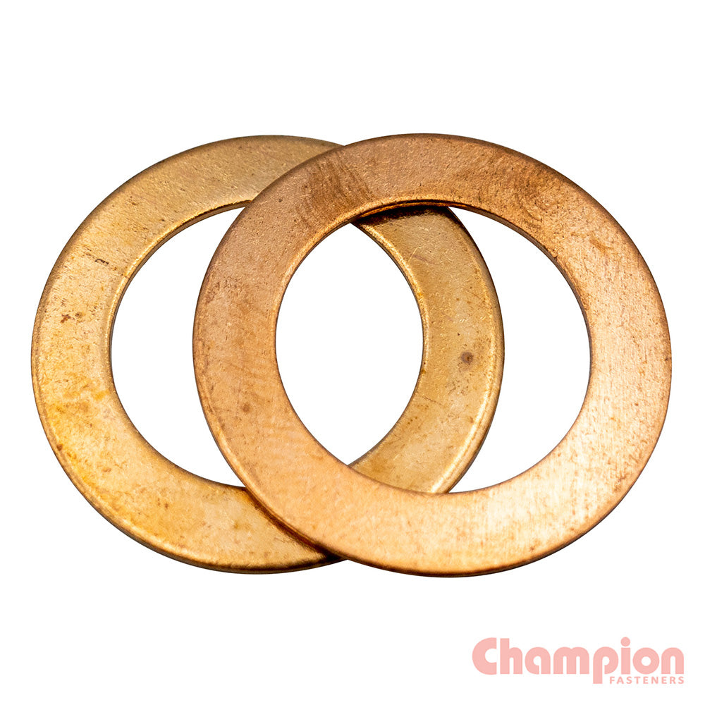Champion Washers Crush Sealing Copper M14 X 24mm X 2mm – Engineers ...