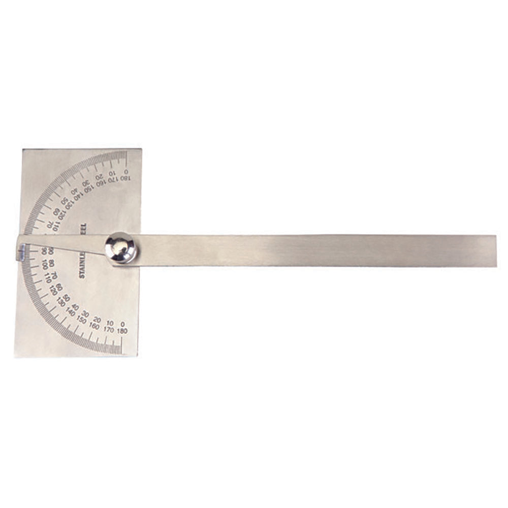 Groz Deg. Protractor, Rectangular Head, 150mm Blade – Engineers Collective
