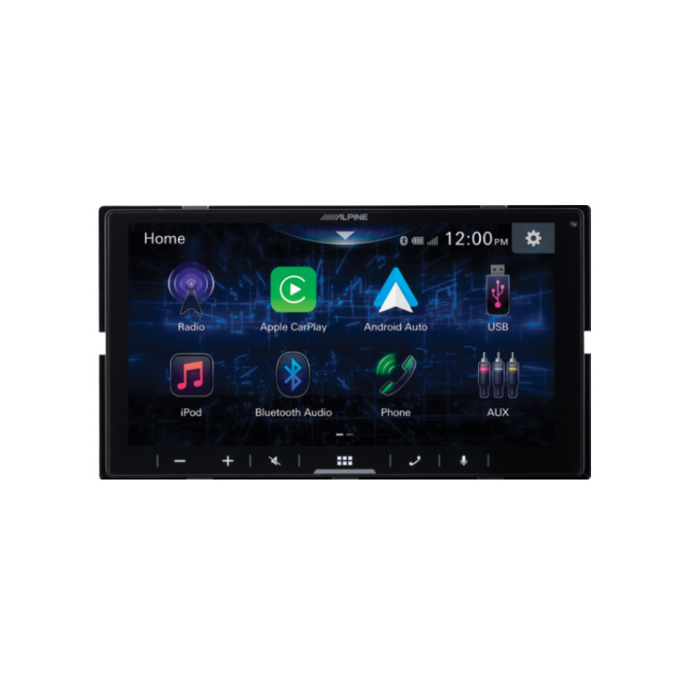 Alpine Head Unit 7" Ultra Shallow Mount , Wired Carplay & Andriod Auto ...