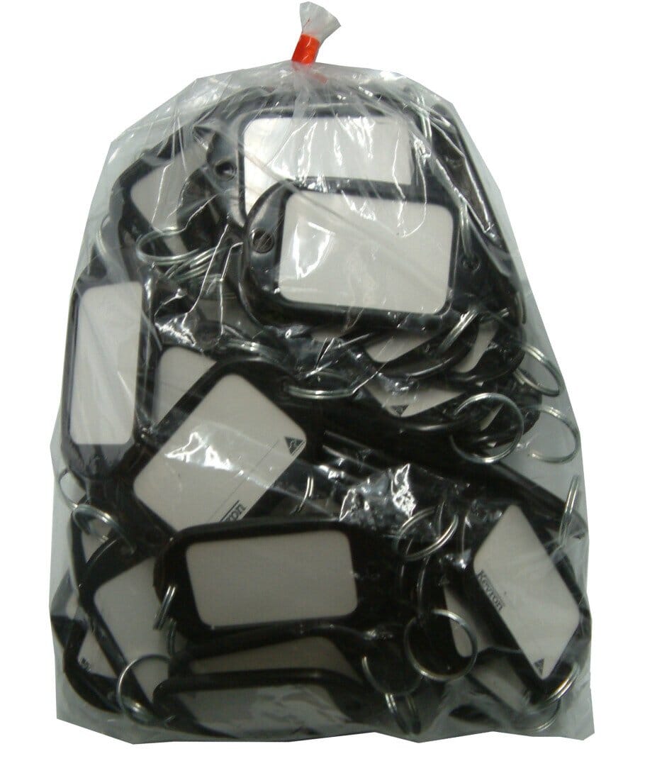 Kevron Key Tag "Jumbo" 50-pce Bag Black – Engineers Collective