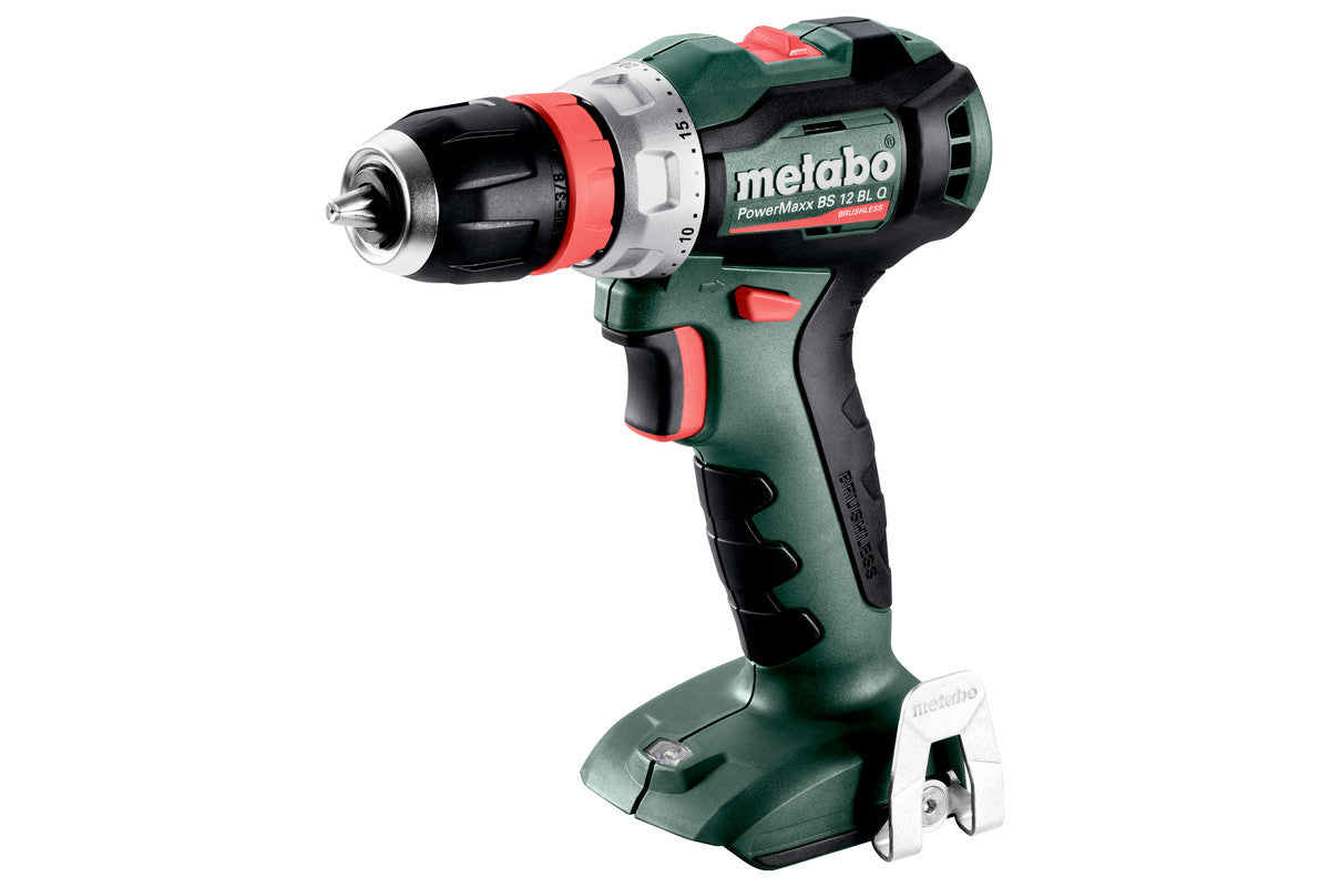 Metabo PowerMaxx 12 V BRUSHLESS Drill/Driver 45 Nm with Quick Chuck ...
