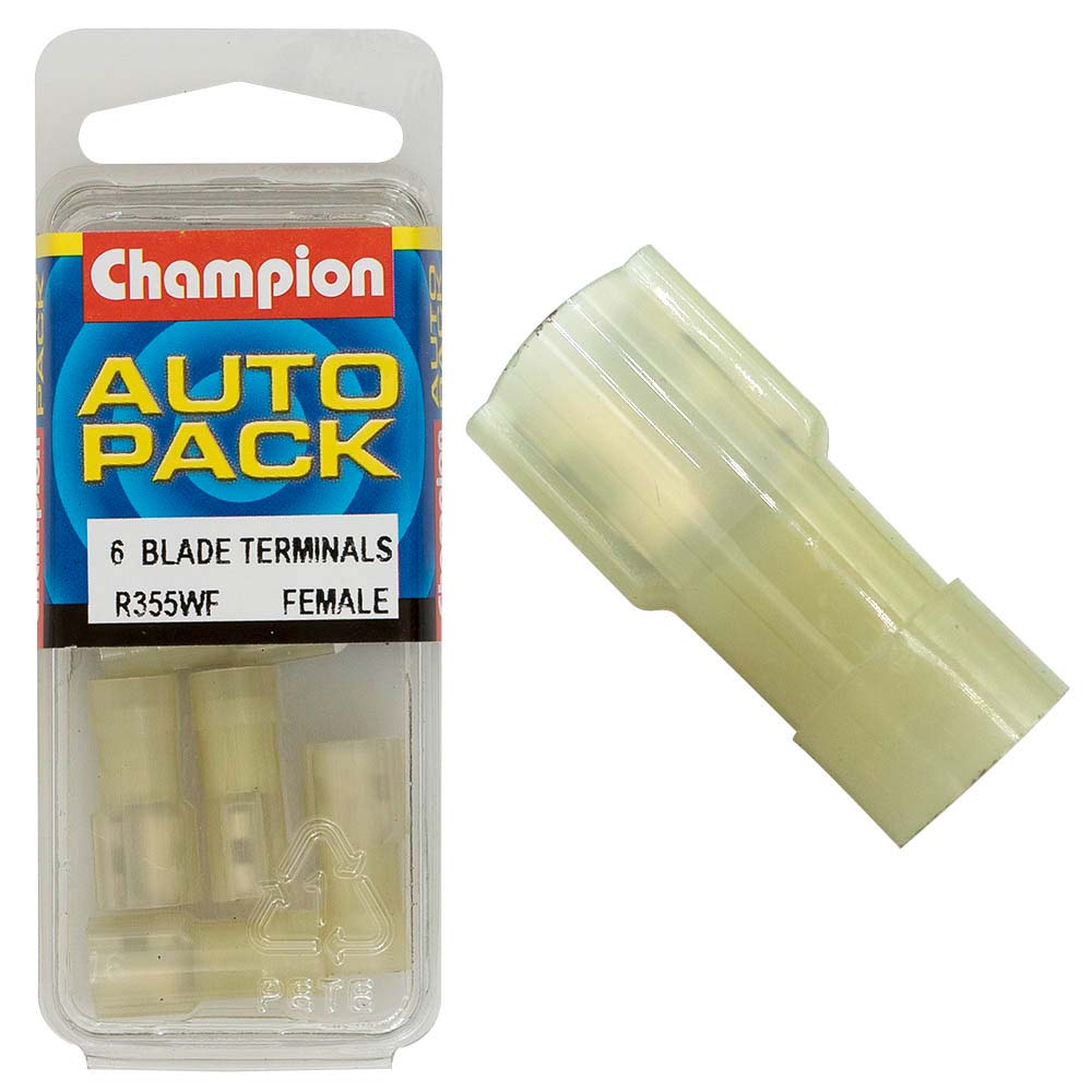 Champion Yellow Fully Insulated Blade Terminal-Female – Engineers ...