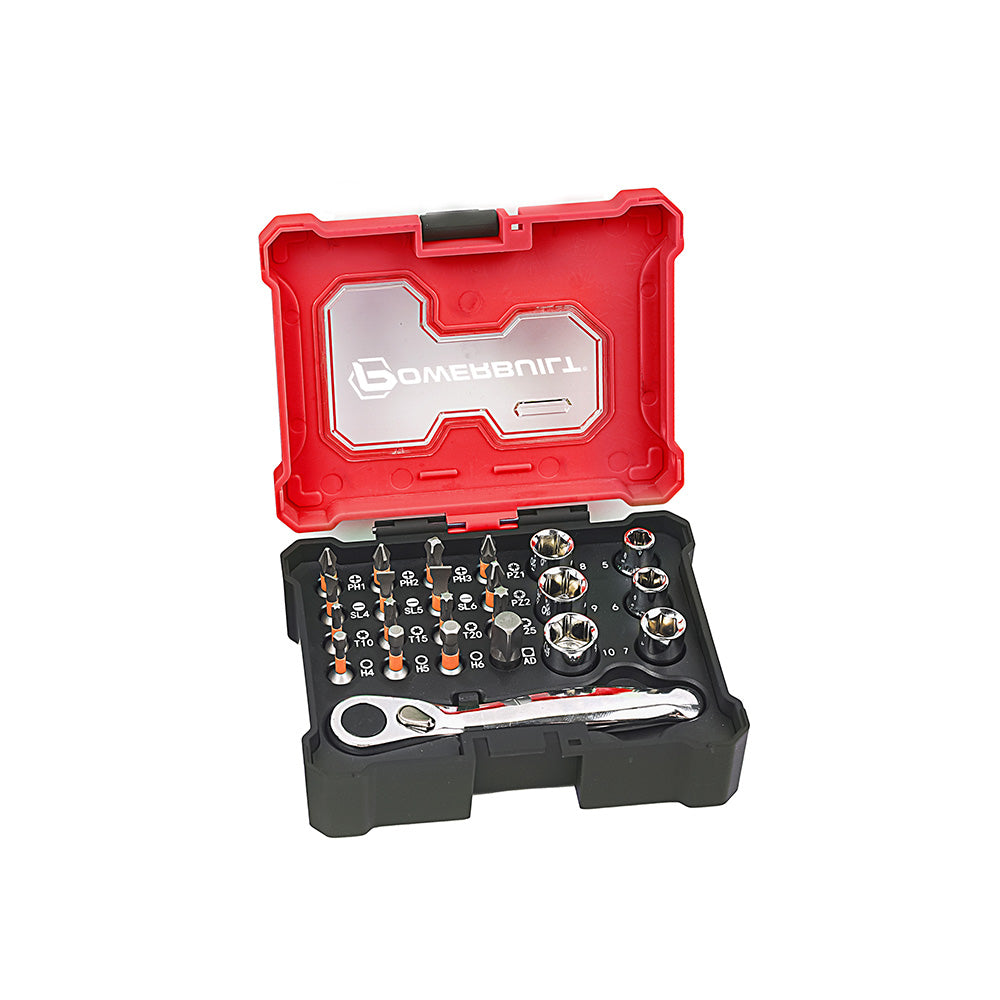 Powerbuilt 1/4” Dr 23pc Metric Socket & Bit Set – Engineers Collective