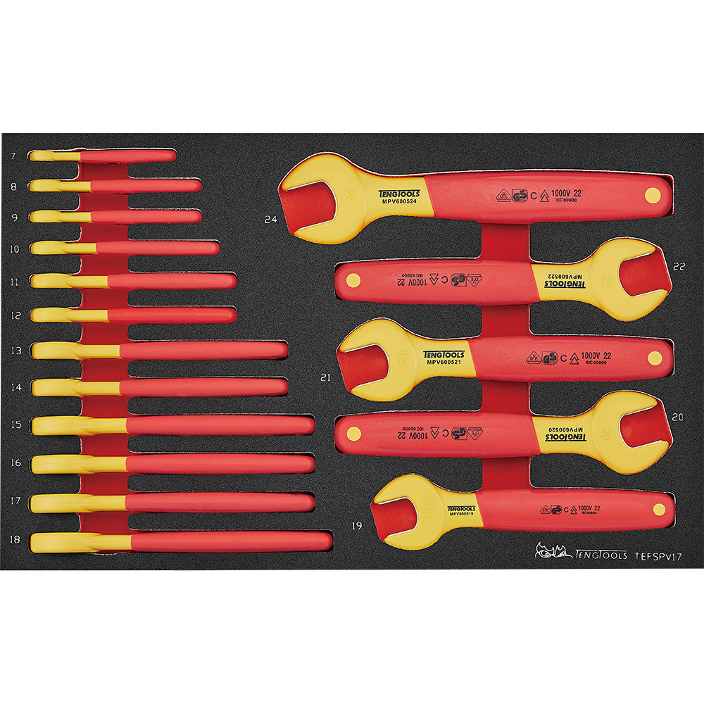Teng 17pc Insulated Spanner Set EVA3 – Engineers Collective