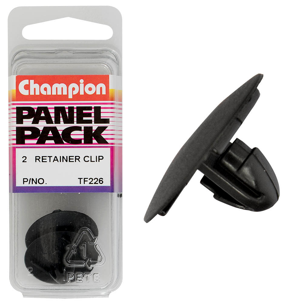 Champion Hood Clip Black 15mm(L) 10mm(Hole) 25mm(HD) 2pk – Engineers ...