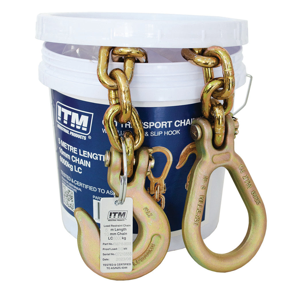 ITM G70 Transport Chain - 6 Ton Lashing Cap. - 5M Length – Engineers ...