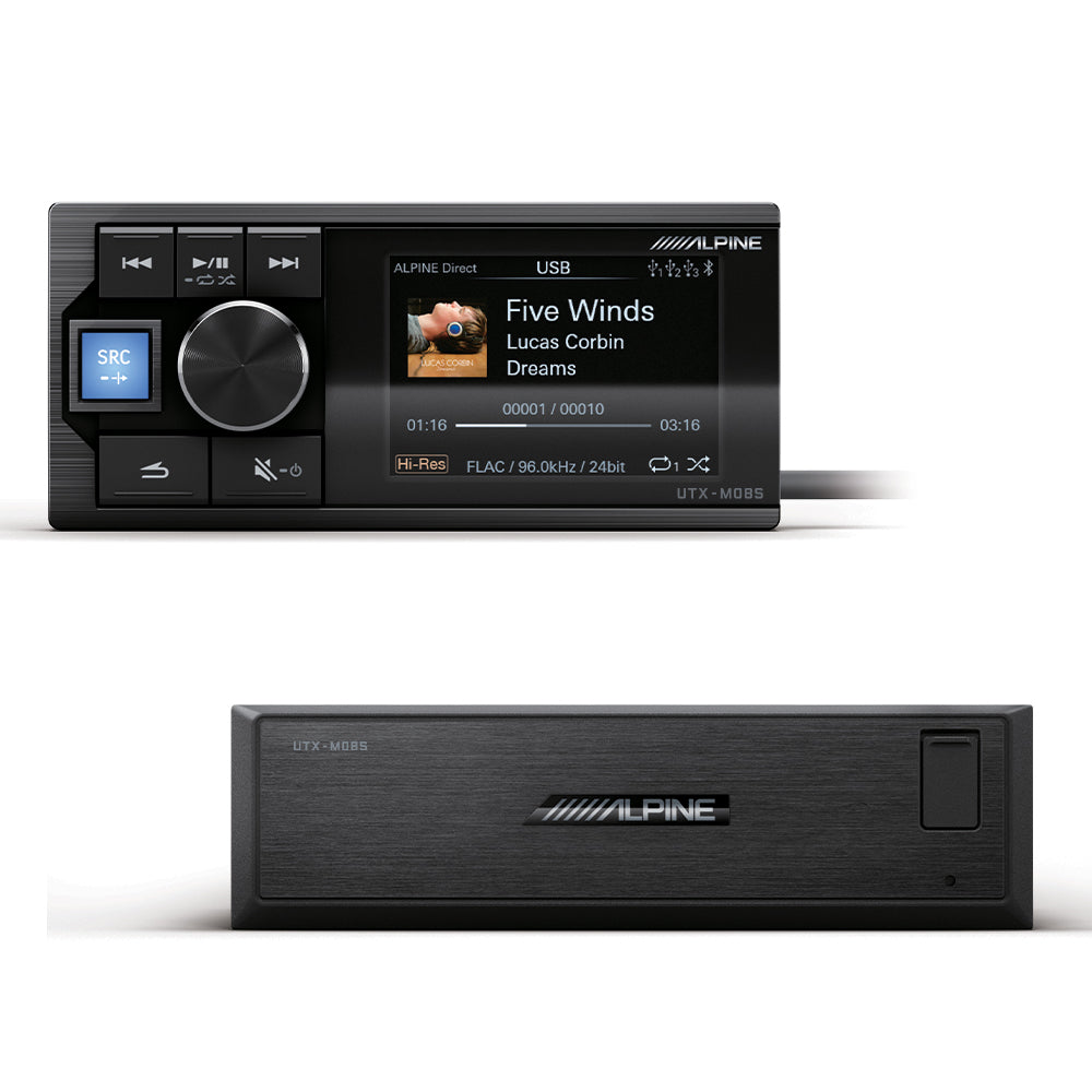 Alpine Head Unit Add-In Dsp Hi-Res Audio Digital Media Player With Blu ...