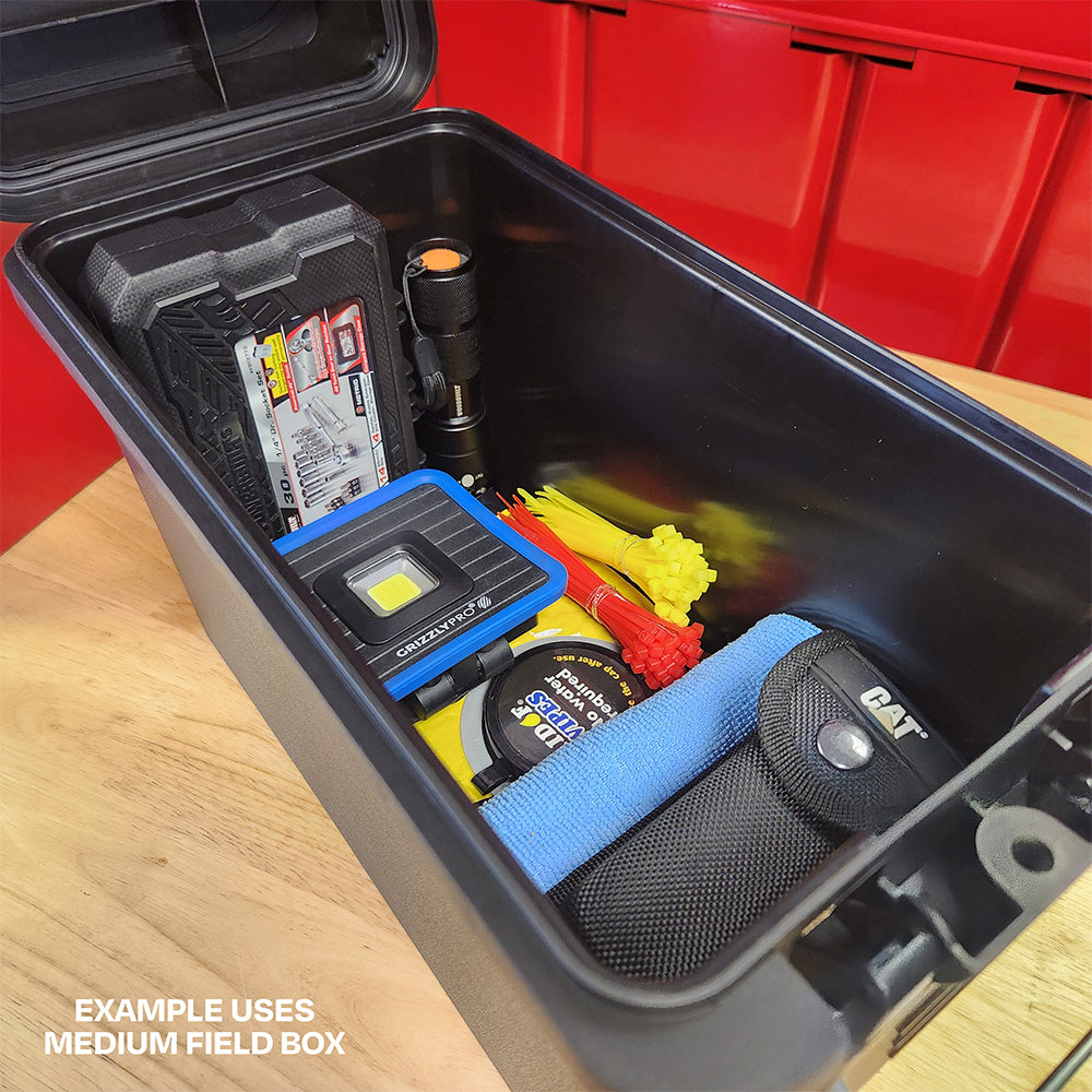 Woodbuilt Utility Field Box Black Compact 15.5L – Engineers Collective
