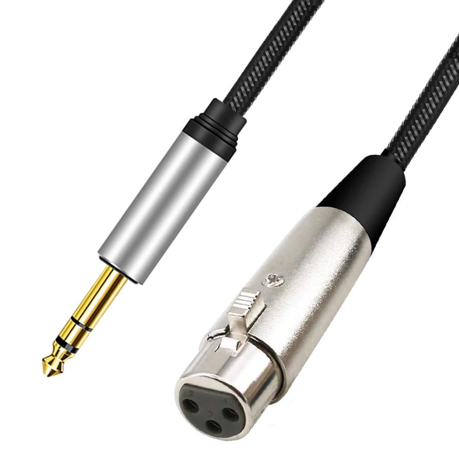 Female Xlr To 1/4" Trs Cable From Mixer / Dj Decks To Skaa Dani Transm ...
