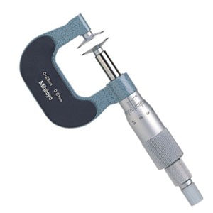Mitutoyo Paper Thickness Micrometer 0-25mm x 0.01mm Non Rotating Spind ...