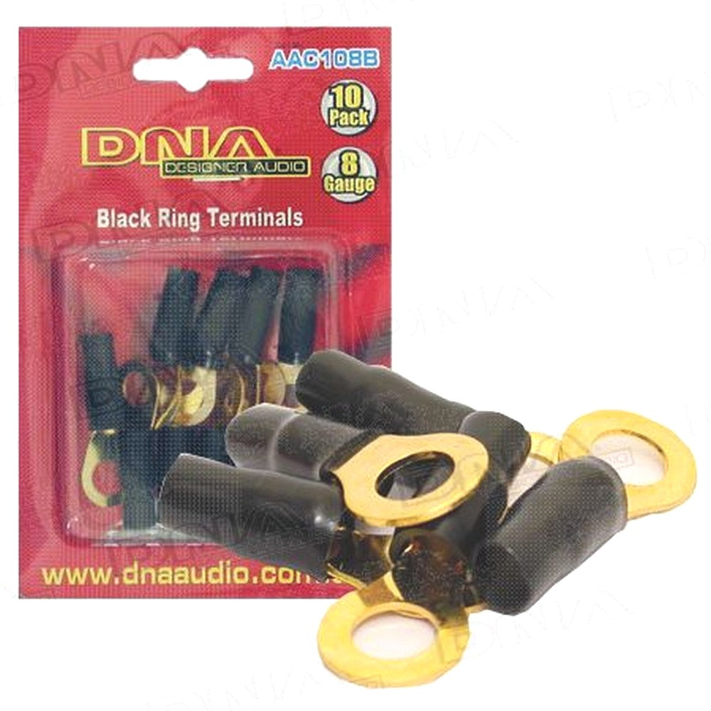 8 Awg Ring Terminal Black (10 Pack) – Engineers Collective