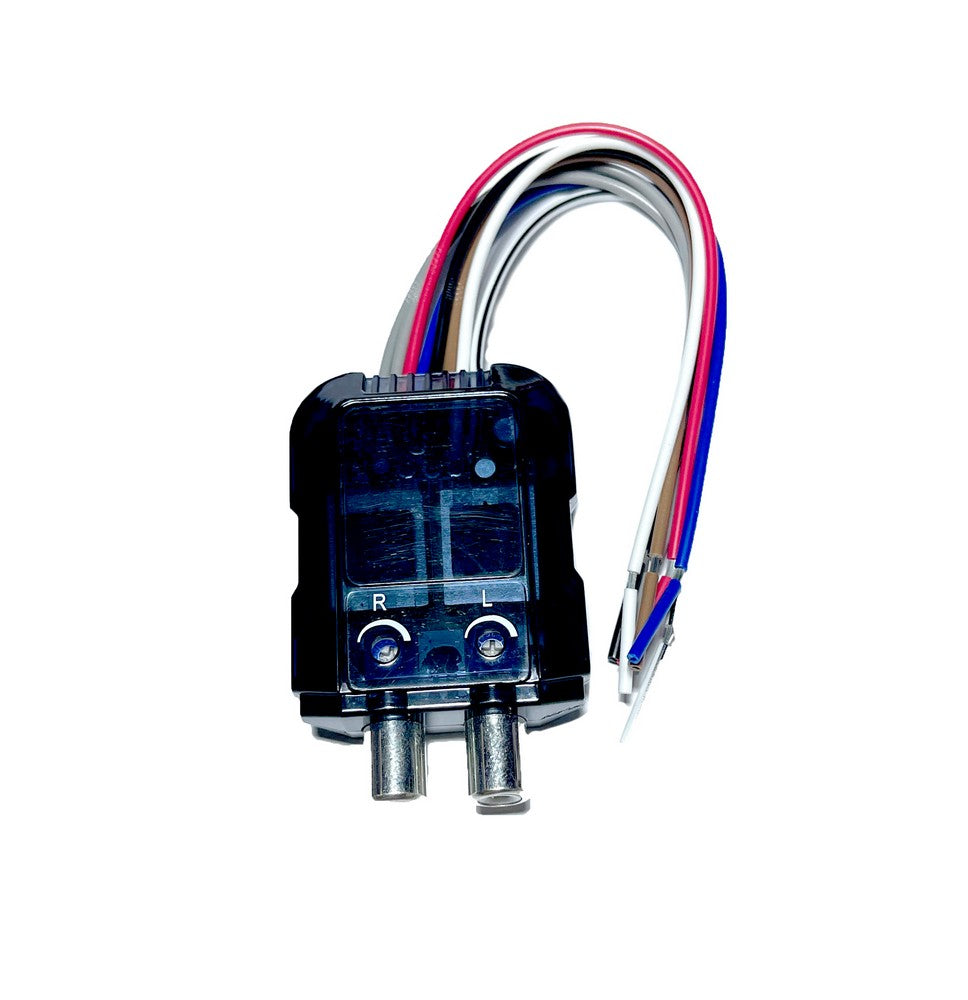 2 Ch Passive Line Out Converter Mini 80w Speaker To Rca With Amp Turn ...