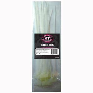 110 X 2.5mm Nylon Id Cable Tie-Natural-100Pk** – Engineers Collective