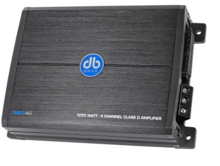 Db Drive Amp Neov2 4ch - 125w Rms X 4 @ 4 Ohm / 250w Rms X 4 @ 2ohm ...