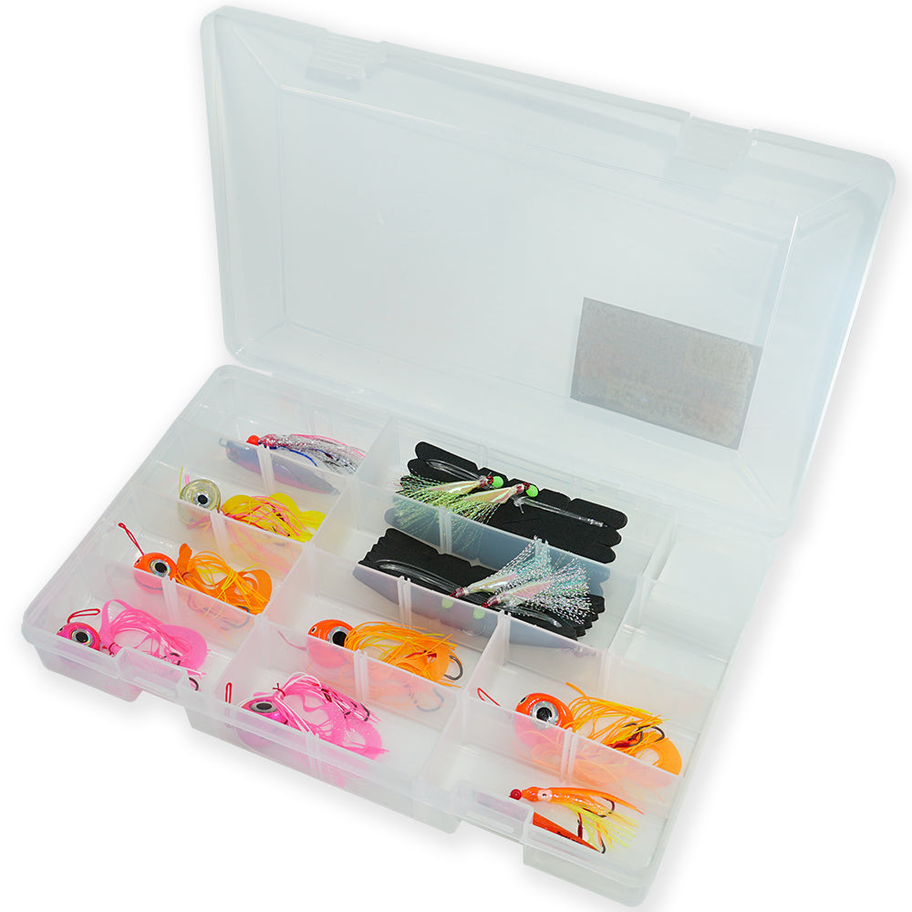 TacklePro 10pc Fishing Lure Assortement w/ Tackle Box – Engineers ...