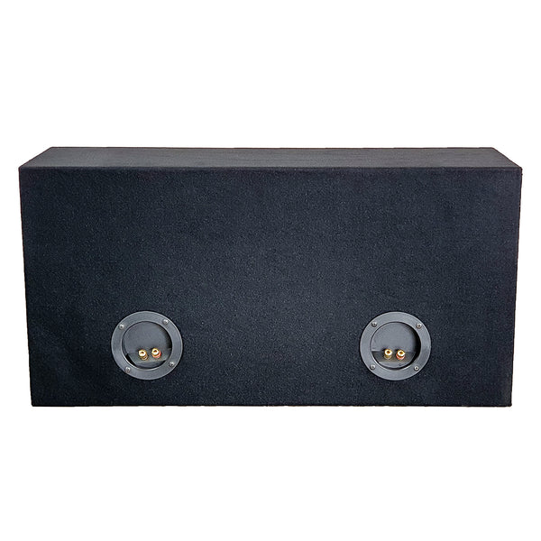 Subwoofer Box For 2 X 12" Sub Double Black | Engineers Collective NZ