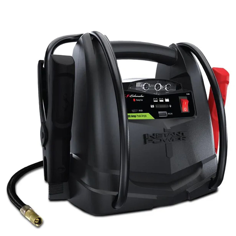 Schumacher 12v Jump Starter And 1200a Power Pack With Air Compressor ...