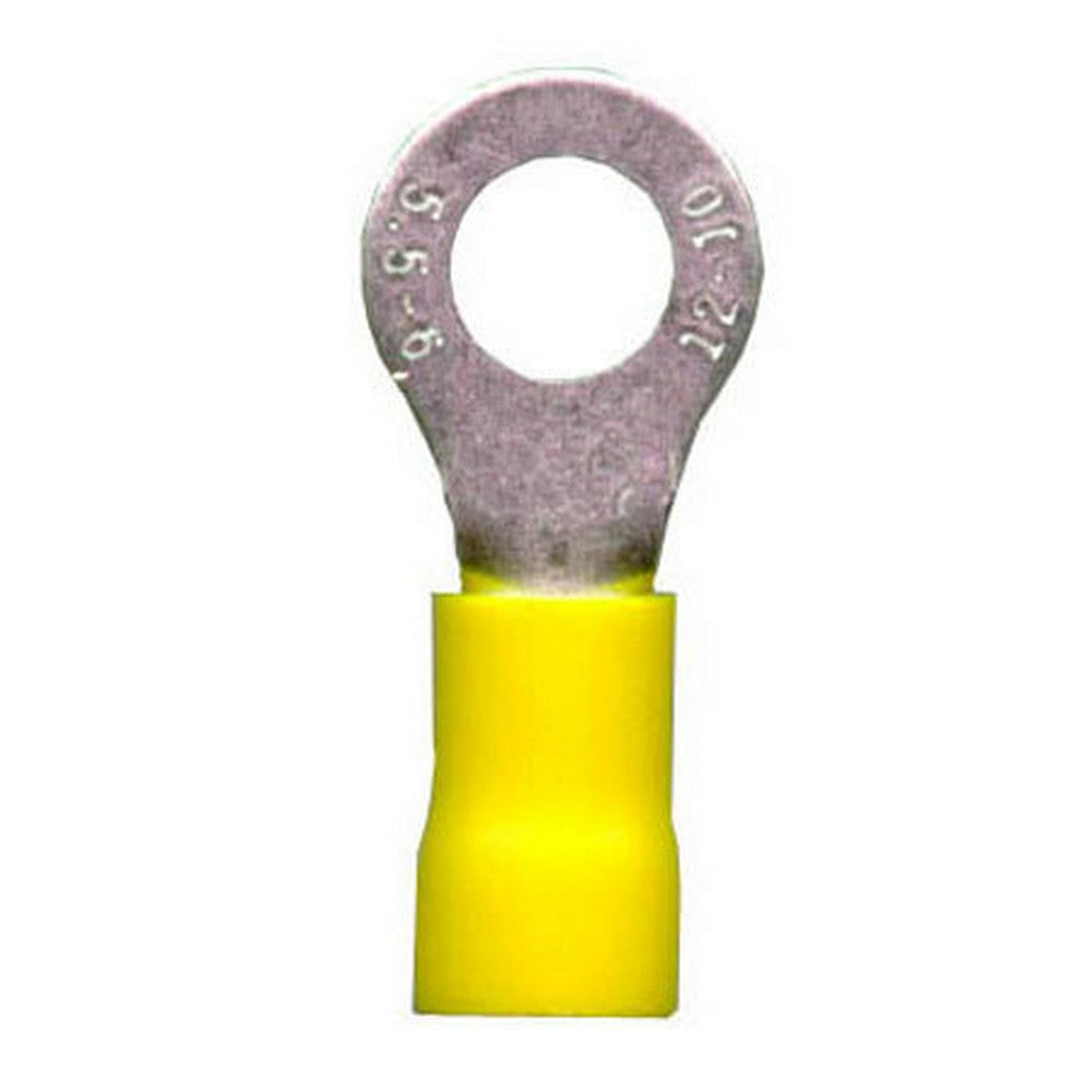 Yellow Ring Crimp Terminals 6.4mm - Pack Of 100 – Engineers Collective
