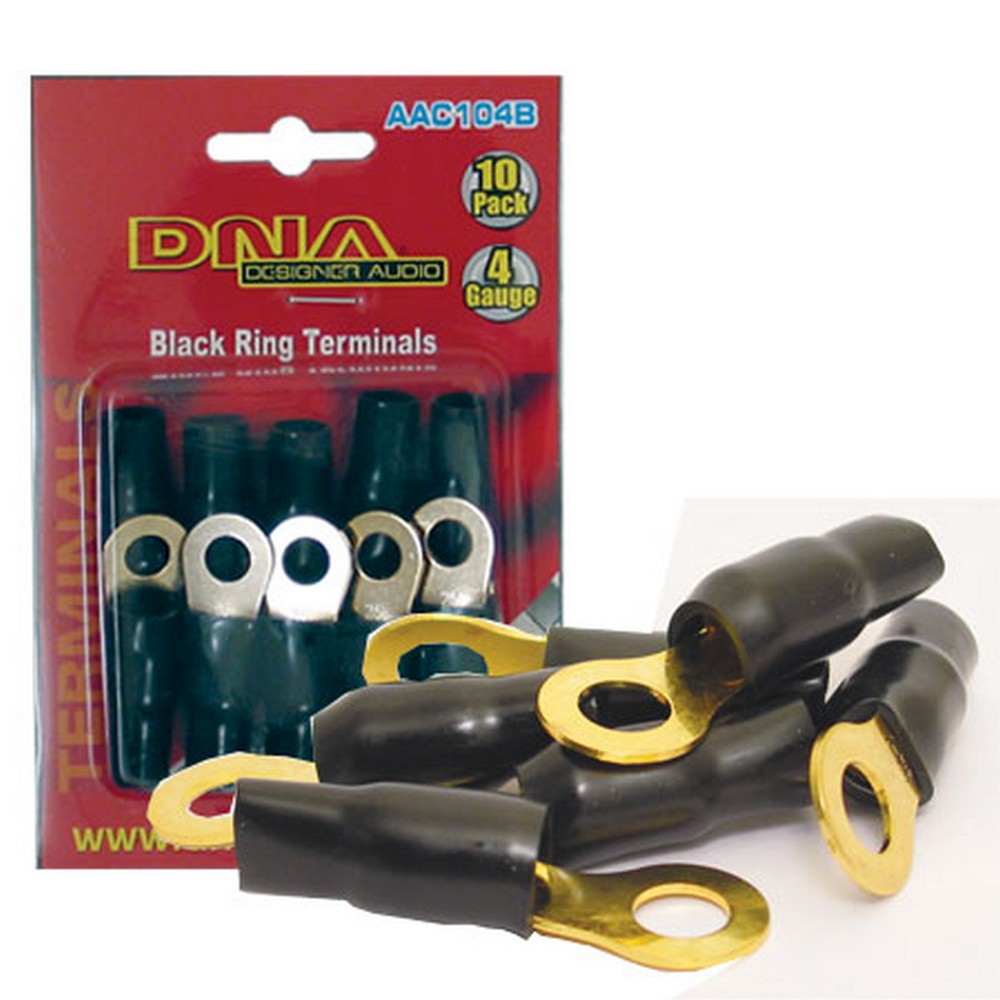 4 Awg Ring Terminal Black (10 Pack) – Engineers Collective