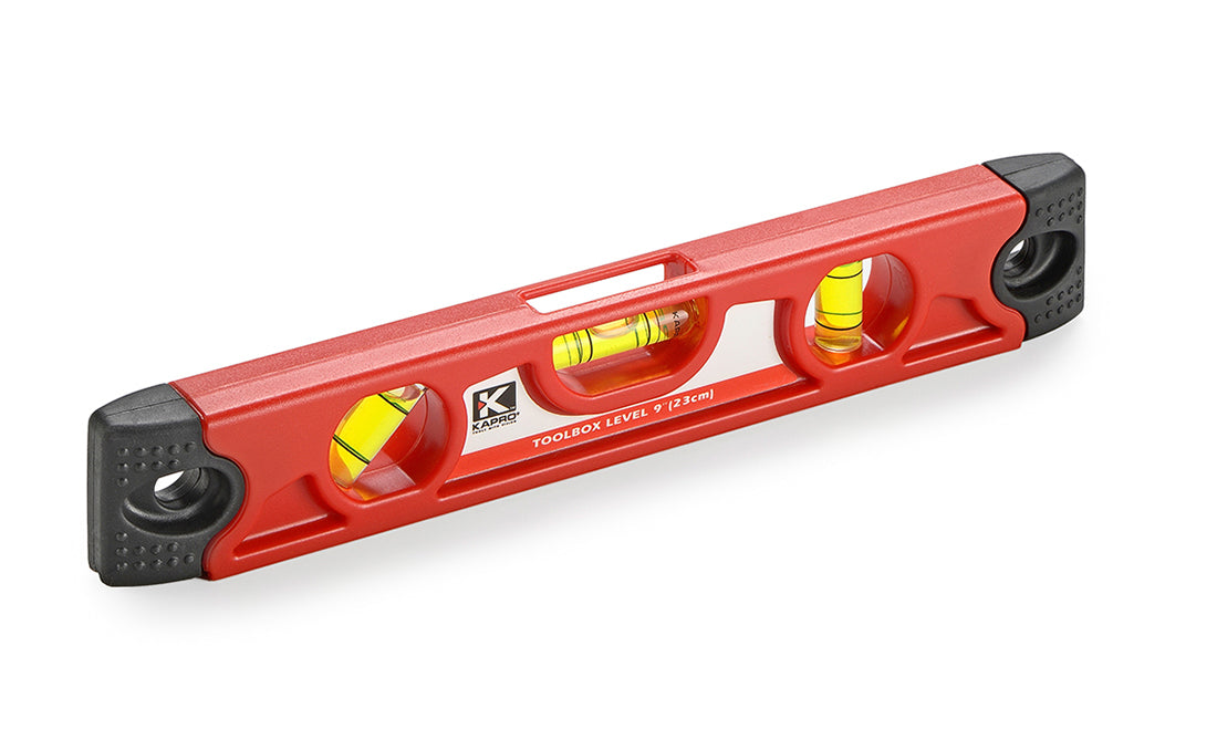 Kapro Torpedo Level 9in Rubber Endcaps – Engineers Collective